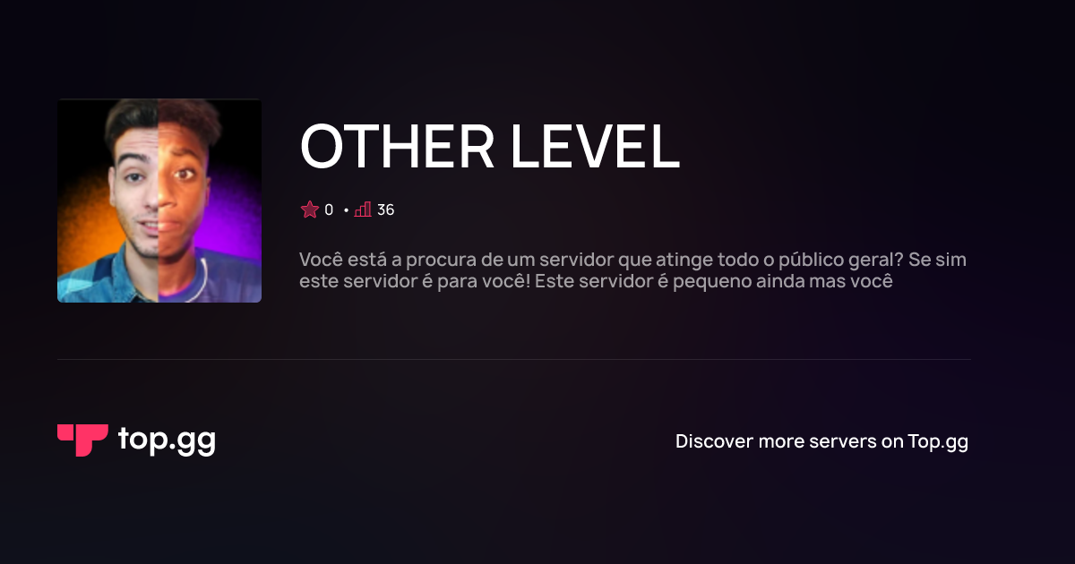 Join OTHER LEVEL Discord Server | The #1 Discord Server List