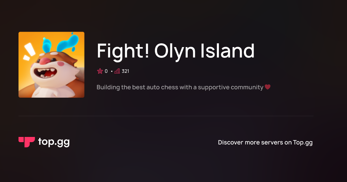 Join Fight! Olyn Island Discord Server | The #1 Discord Server List