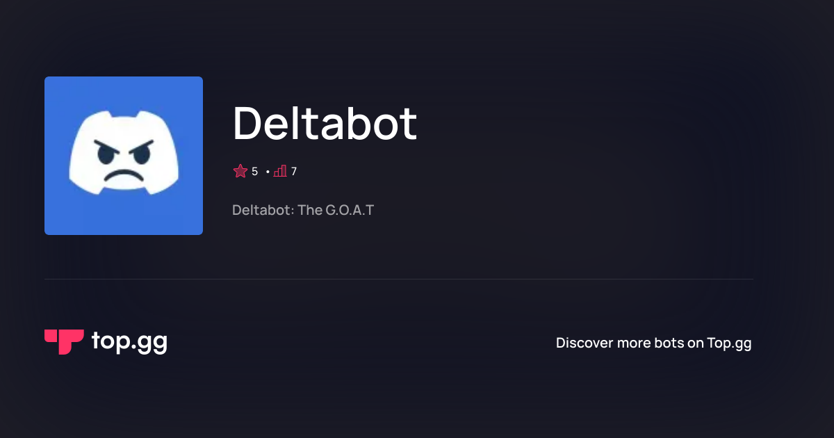 Voting for Delta | The #1 Discord Bot and Discord App List