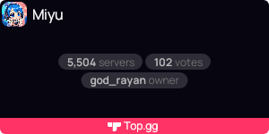 Add Miyu Discord Bot | The #1 Discord Bot and Discord App List